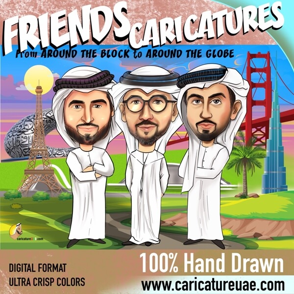 Caricature Artist in Dubai - Hire Digital caricaturist for live events ...